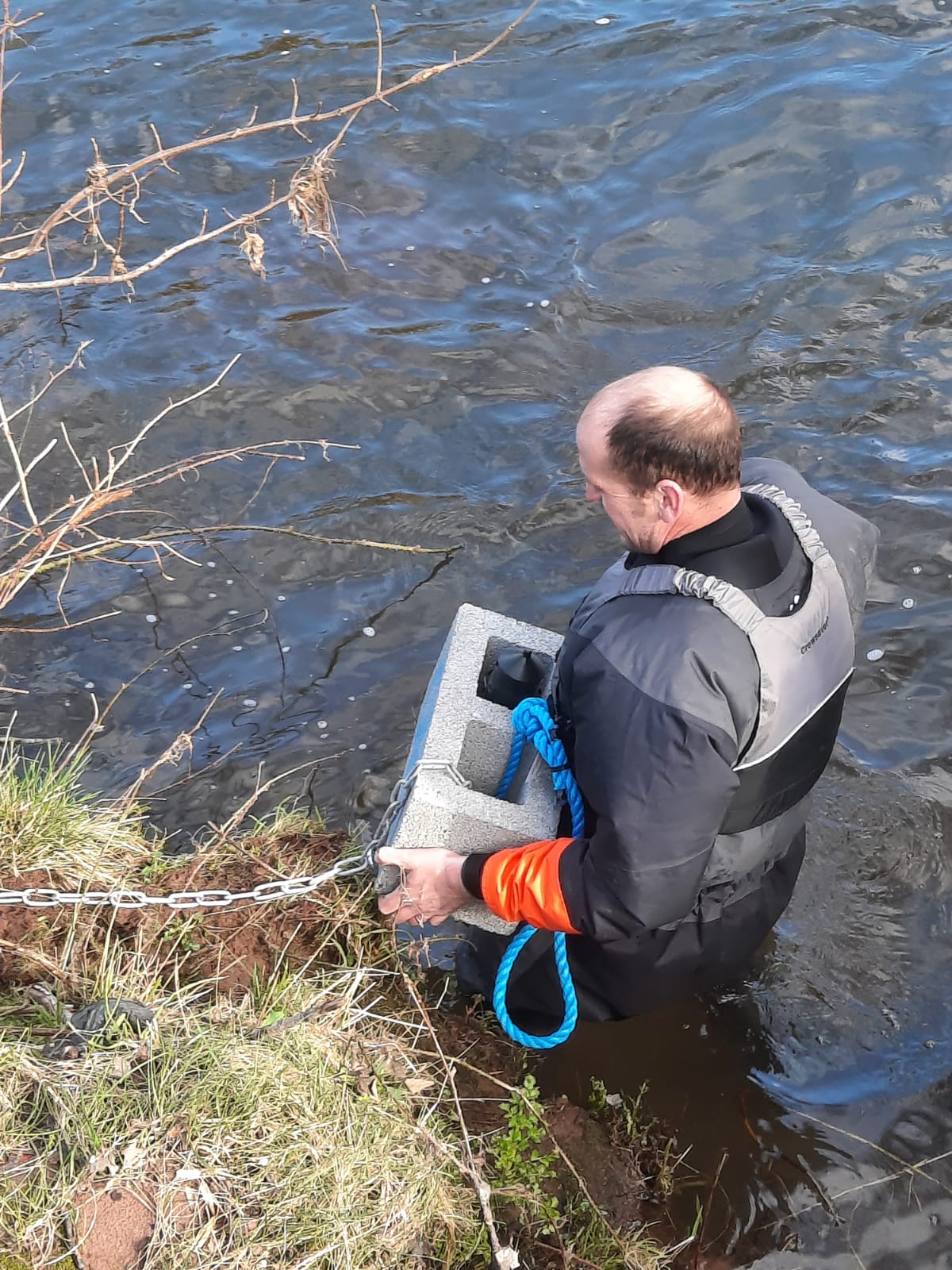 Natural Resources Wales / Salmon tracking begins along the River Usk