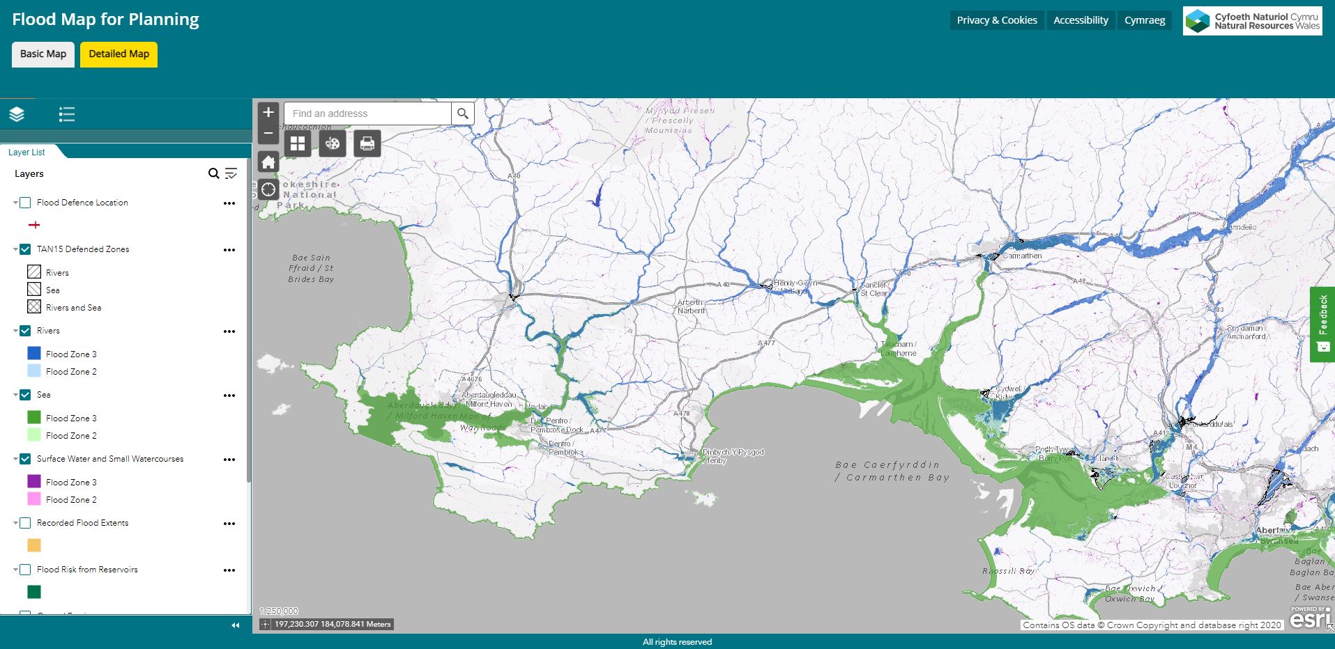 Natural Resources Wales / NRW launches flood map for planning
