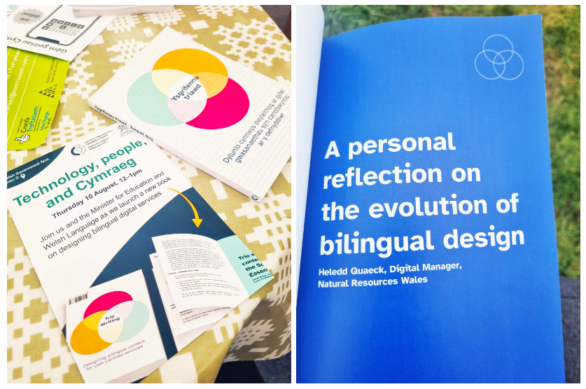 Natural Resources Wales / Blog post: A personal reflection on the evolution of bilingual design